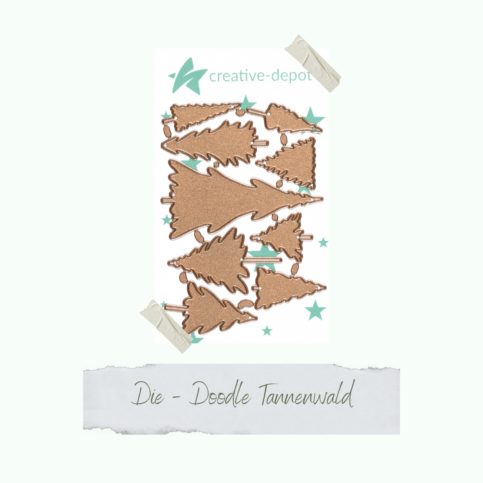Die - Designline - Gefalteter Tannenbaum | CD-Di-954
